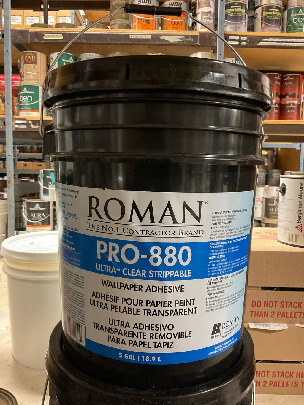 Roman 880 Wallpaper Adhesive – Kingston Paint & Decorating Inc.