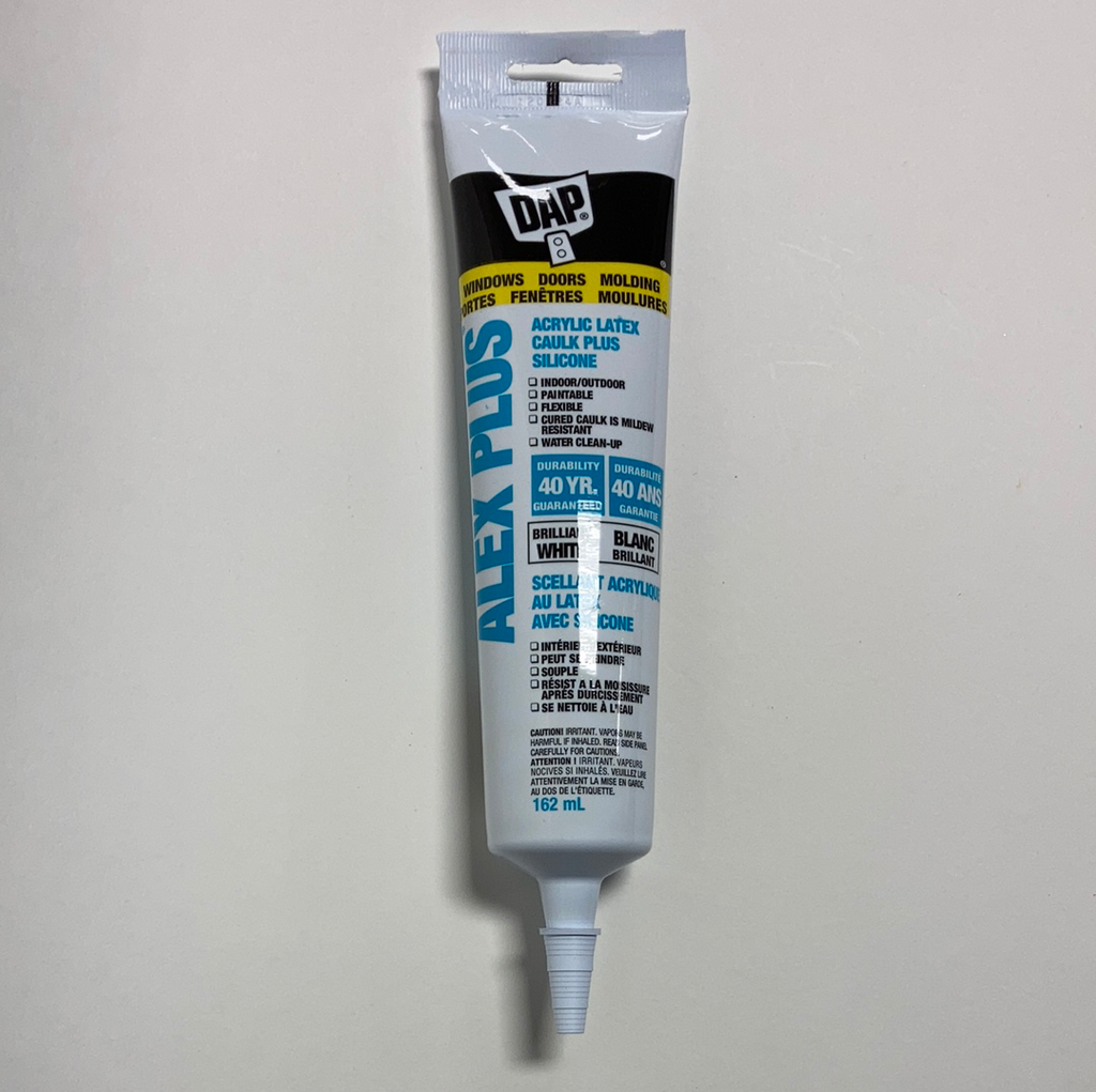 Dap Alex Plus White Caulking Squeeze Tube 162ml – Kingston Paint ...